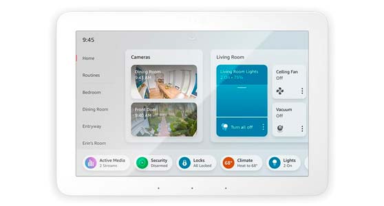 Pantalla Inteligente Amazon Echo Hub 8" con Alexa blanco | MyTec