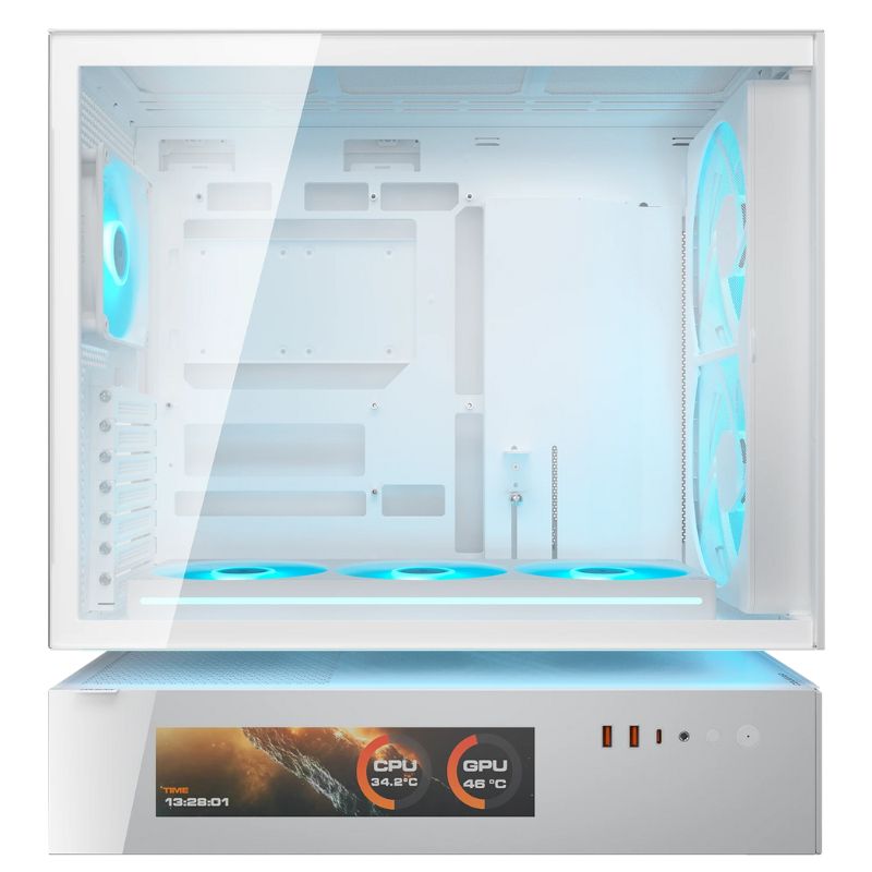 Case Gaming Cougar CFV235 Mesh Vision Media Torre ATX Blanco (Sin ...